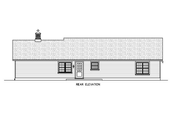 House Plan 65600 - Traditional Style with 1375 Sq Ft, 3 Bed, 2 Ba ...