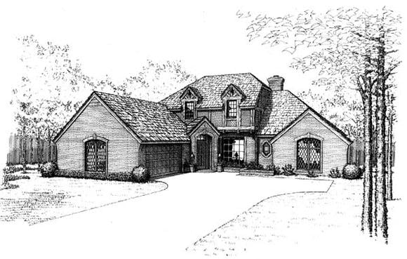 House Plan 66157 - Traditional Style with 2065 Sq Ft, 3 Bed, 2 Ba