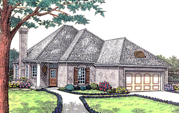 House Plan 66196 - Traditional Style with 1880 Sq Ft, 3 Bed, 2 Ba ...