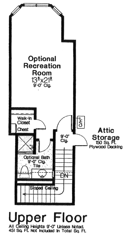 House Plan 66258 - European Style with 2573 Sq Ft, 4 Bed, 3 Bath ...