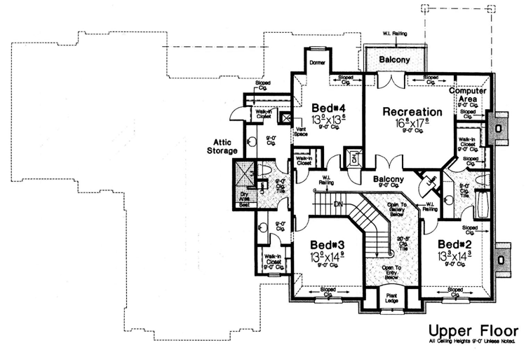 House Plan 66284 - French Country Style with 4214 Sq Ft, 4 Bed, 3 ...