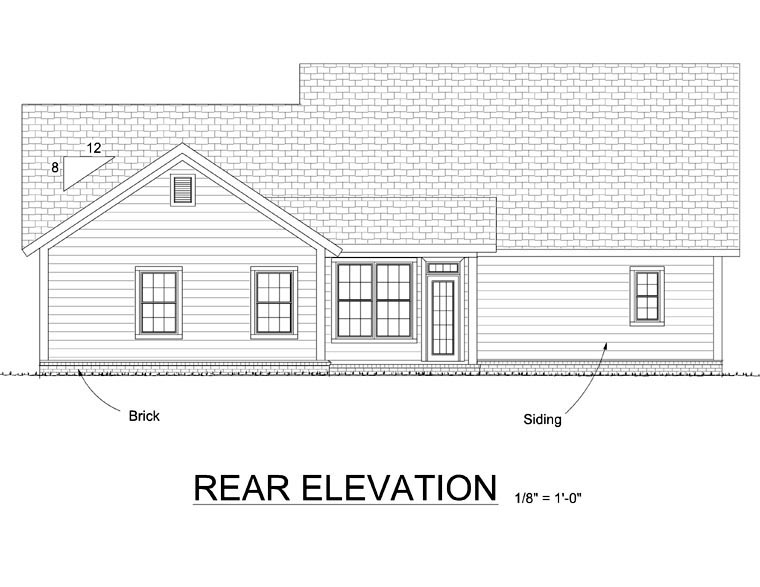 House Plan 66524 - Traditional Style with 1332 Sq Ft, 3 Bed, 2 Ba ...