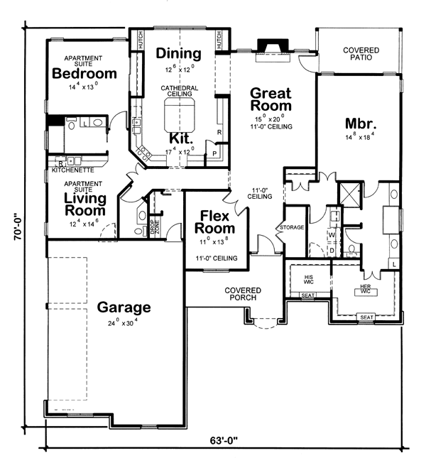 House Plan 66607 - European Style with 2485 Sq Ft, 3 Bed, 2 Bath ...