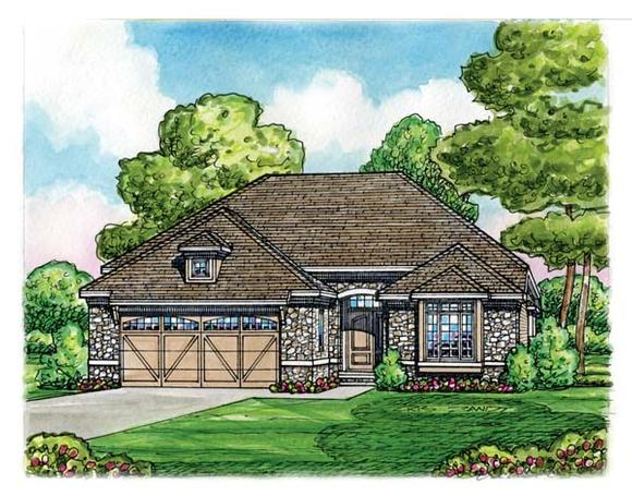 House Plan 66623 - Country Style with 2160 Sq Ft, 2 Bed, 2 Bath