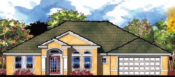 House Plan 66835 - Traditional Style with 1944 Sq Ft, 4 Bed, 2 Ba ...