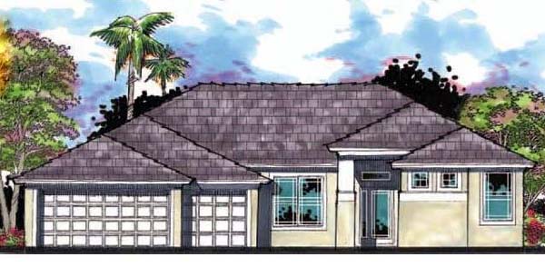 House Plan 66862 - Ranch Style with 2412 Sq Ft, 4 Bed, 3 Bath ...
