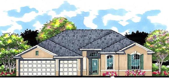 House Plan 66870 - Ranch Style with 2531 Sq Ft, 4 Bed, 3 Bath