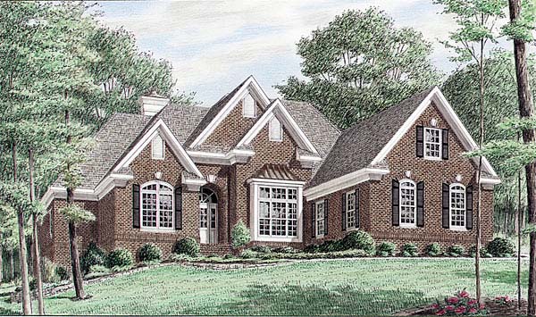 House Plan 67041 - Traditional Style with 2526 Sq Ft, 4 Bed, 3 Ba ...
