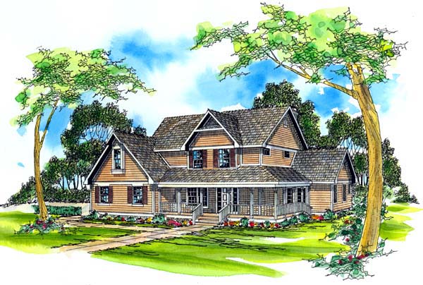 House Plan 69265 - Traditional Style with 2423 Sq Ft, 3 Bed, 2 Ba ...