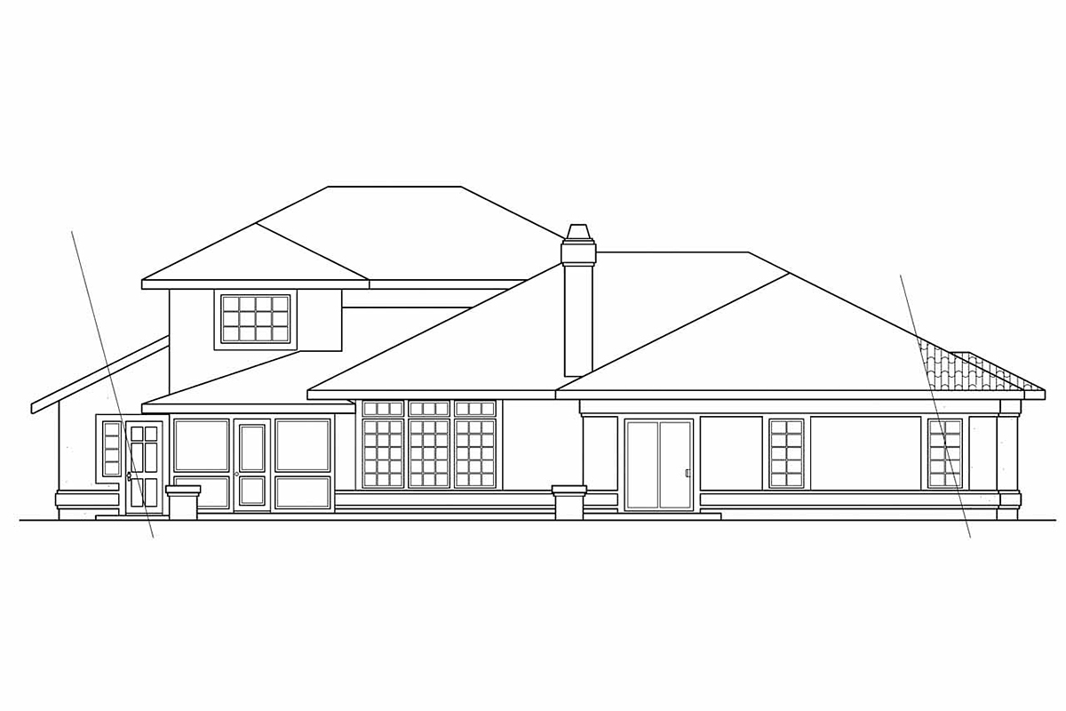 House Plan 69335 - Southwest Style with 2994 Sq Ft, 3 Bed, 2 Bath ...