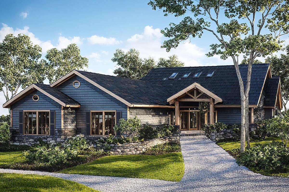 House Plan 69450 - Traditional Style with 2673 Sq Ft, 3 Bed, 2 Ba ...