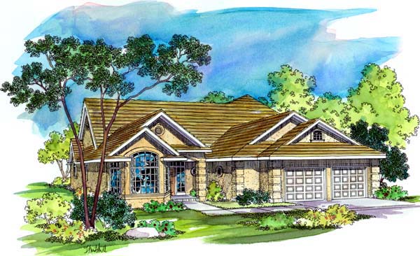 House Plan 69466 - Traditional Style with 2187 Sq Ft, 3 Bed, 2 Ba ...