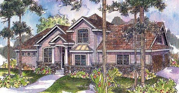 House Plan 69754 - Traditional Style with 2471 Sq Ft, 4 Bed, 2 Ba ...