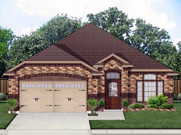 House Plan 69969 - Traditional Style with 1655 Sq Ft, 3 Bed, 2 Ba ...
