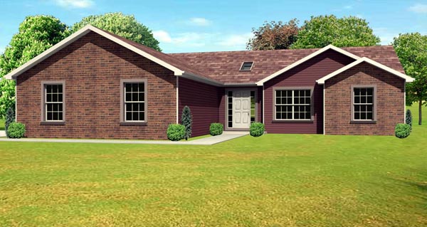 House Plan 70103 - Traditional Style with 1586 Sq Ft, 3 Bed, 2 Ba ...