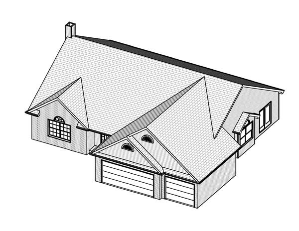 House Plan 70142 - Traditional Style with 1912 Sq Ft, 3 Bed, 2 Ba ...