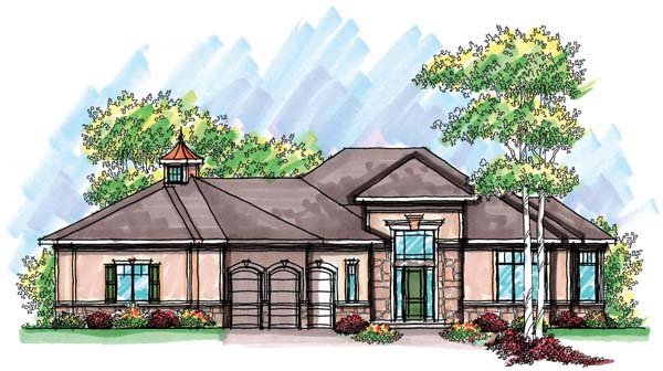 House Plan 72915 - Ranch Style with 3692 Sq Ft, 3 Bed, 3 Bath, 1 ...