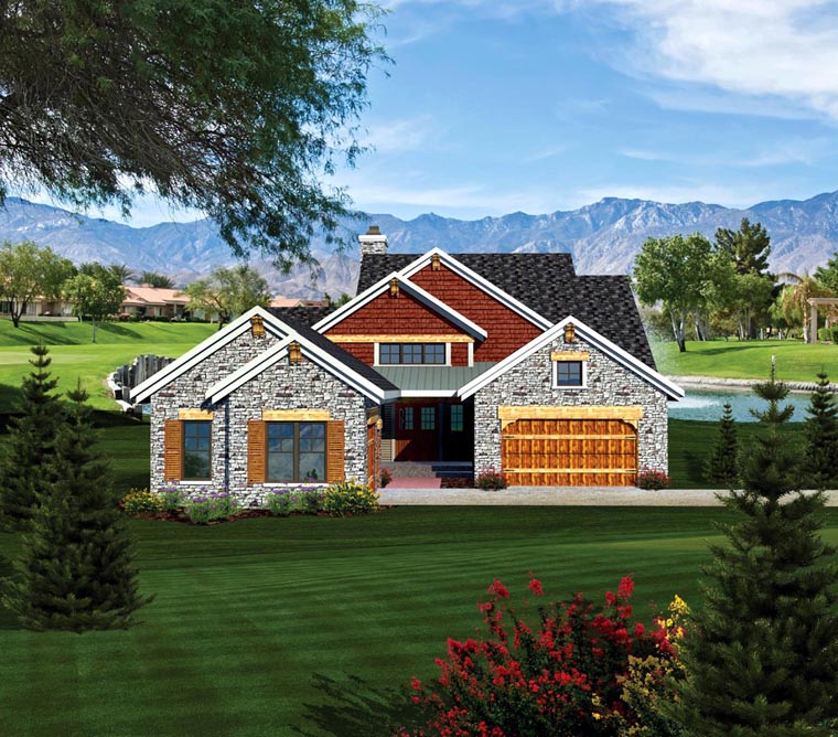 House Plan 73157 - Ranch Style with 2380 Sq Ft, 2 Bed, 2 3/4 Bath ...