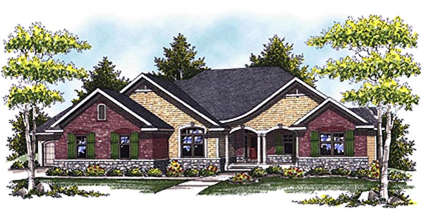 House Plan 73327 - Ranch Style with 3609 Sq Ft, 4 Bed, 1 Bath, 2 ...