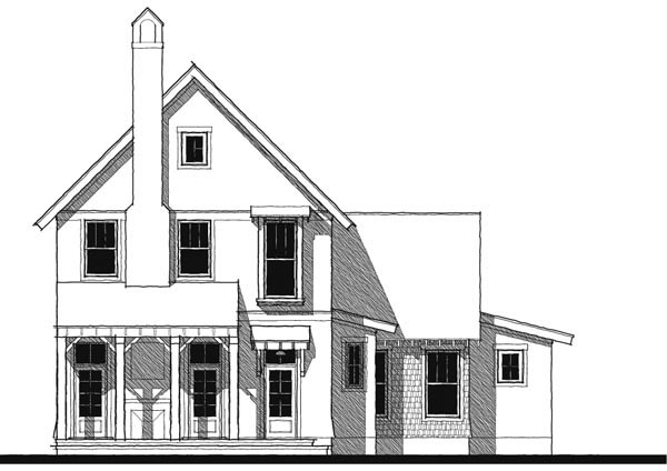 House Plan 73729 - Historic Style with 1948 Sq Ft, 4 Bed, 3 Bath ...