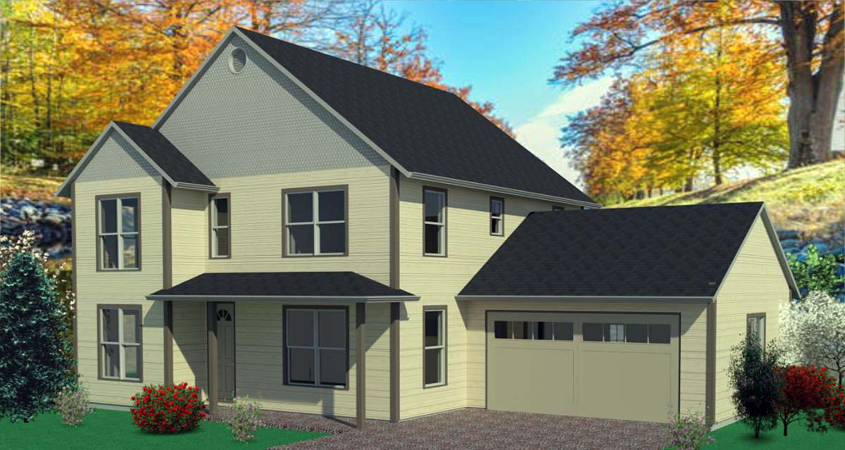 House Plan 74317 - Traditional Style with 2070 Sq Ft, 3 Bed, 2 Ba ...