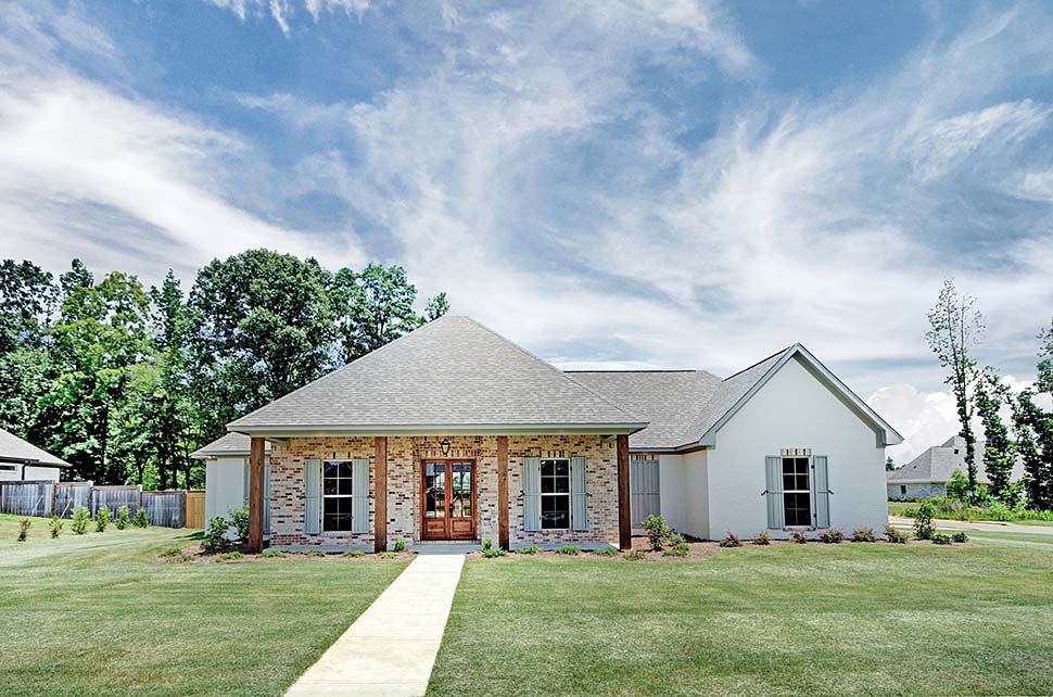 House Plan 74649 - Traditional Style with 2343 Sq Ft, 4 Bed, 2 Ba