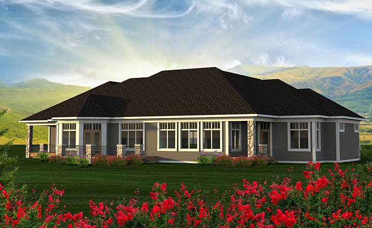 House Plan 75226 - Craftsman Style with 3418 Sq Ft, 2 Bed, 2 Bath