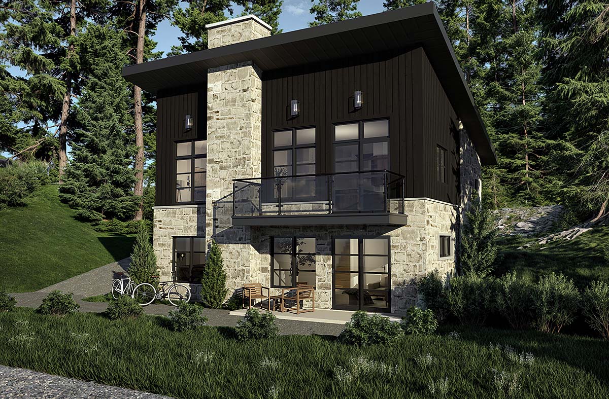 House Plan 76276 - Contemporary Style with 1759 Sq Ft, 3 Bed, 2 B ...