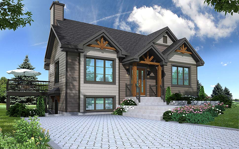 House Plan 76533 - Craftsman Style with 2134 Sq Ft, 3 Bed, 2 Bath