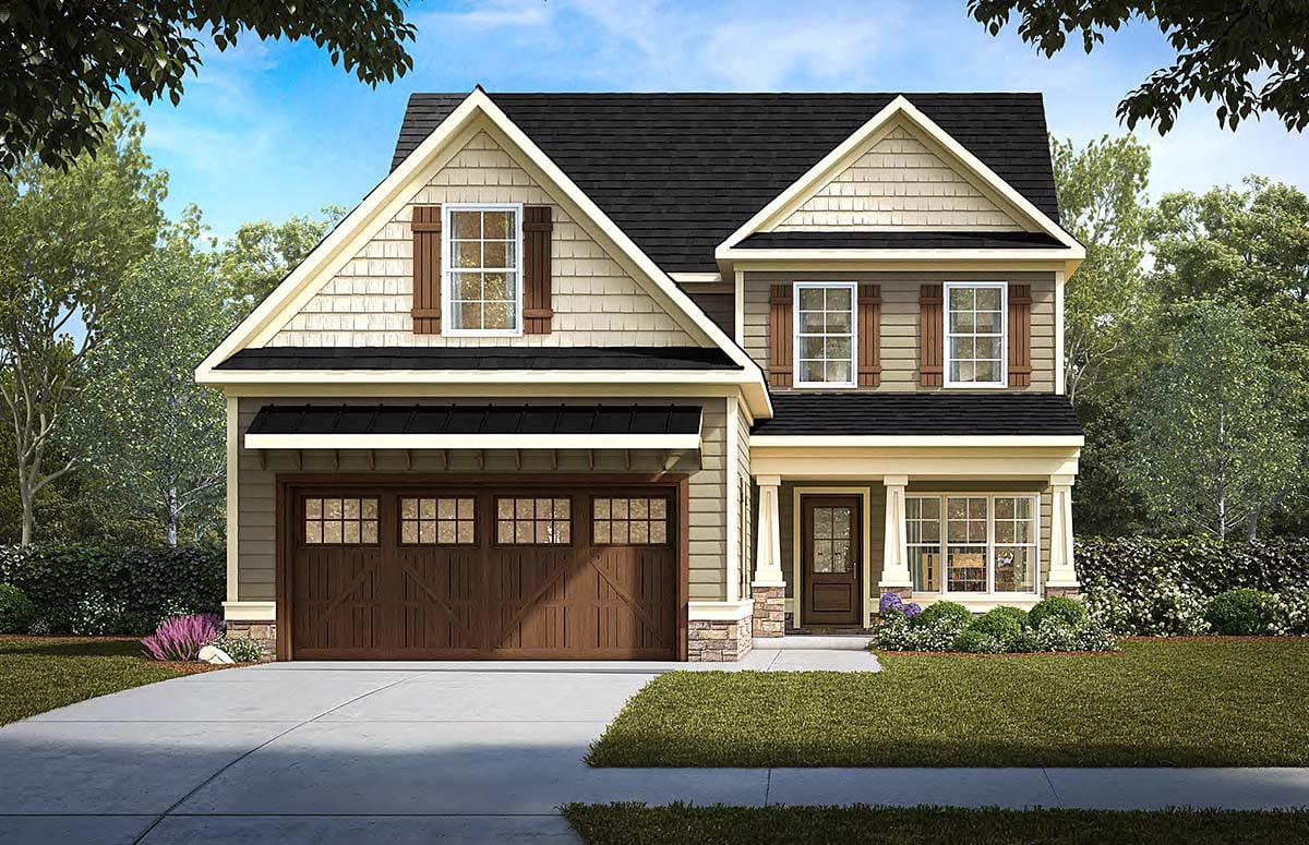 House Plan 76722 - Traditional Style with 2476 Sq Ft, 3 Bed, 2 Ba ...
