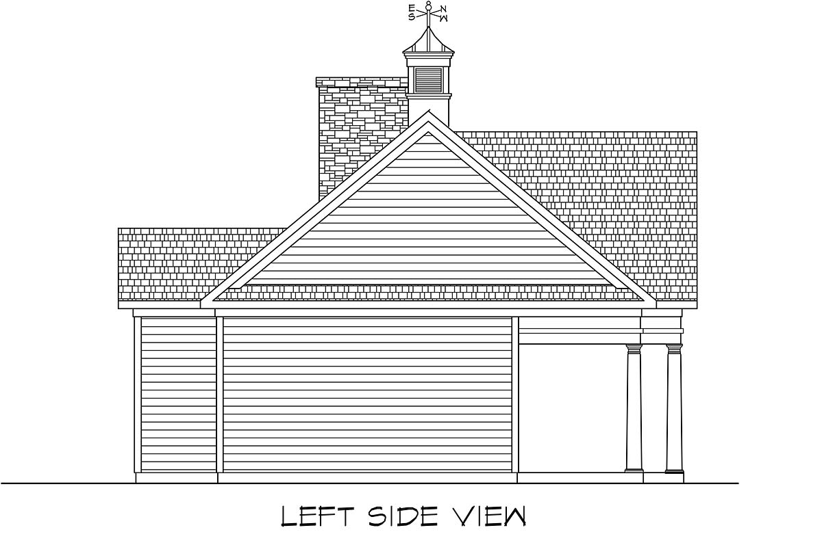 Misc Plan 76724 - Traditional Style with 700 Sq Ft