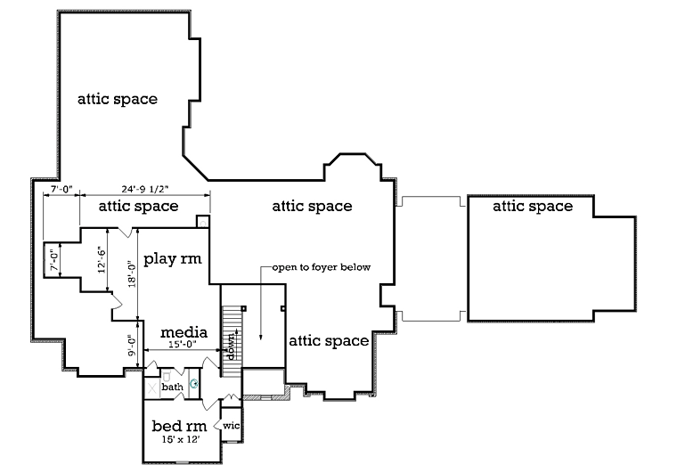 House Plan 76913 - Traditional Style with 4654 Sq Ft, 5 Bed, 4 Ba ...