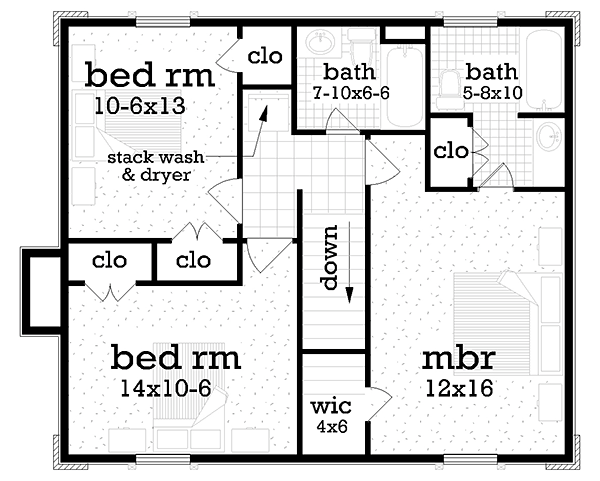 House Plan 76926 - Southern Style with 1540 Sq Ft, 3 Bed, 2 Bath ...