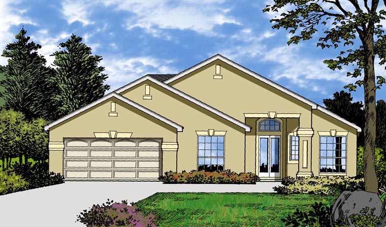 House Plan 77324 - Contemporary Style with 1881 Sq Ft, 4 Bed, 2 B ...