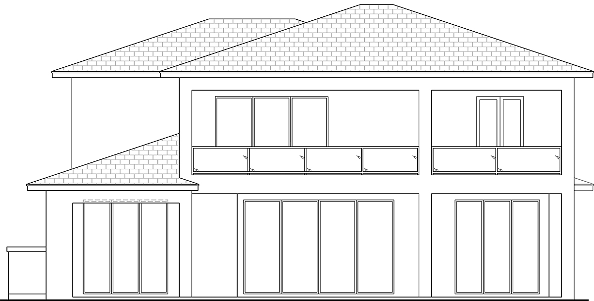 House Plan 77631 - Modern Style with 3736 Sq Ft, 4 Bed, 4 Bath, 1 ...