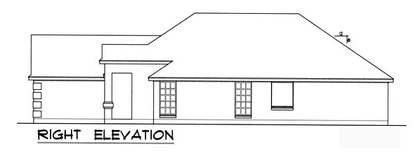 House Plan 77738 - Traditional Style with 1484 Sq Ft, 3 Bed, 2 Ba ...