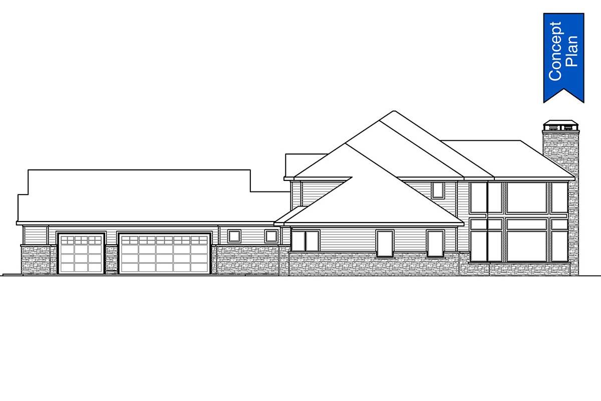 House Plan 78423 - Traditional Style with 3958 Sq Ft, 3 Bed, 3 Ba ...