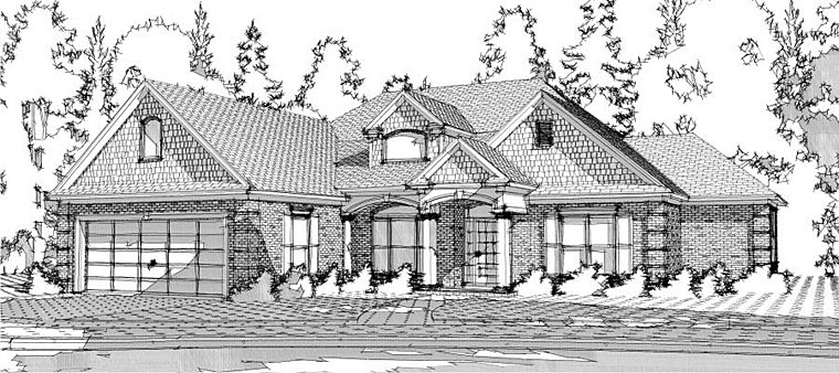 House Plan 78608 - Traditional Style with 1979 Sq Ft, 3 Bed, 2 Ba ...