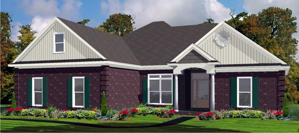 House Plan 78740 - Contemporary Style with 1889 Sq Ft, 3 Bed, 2 B ...