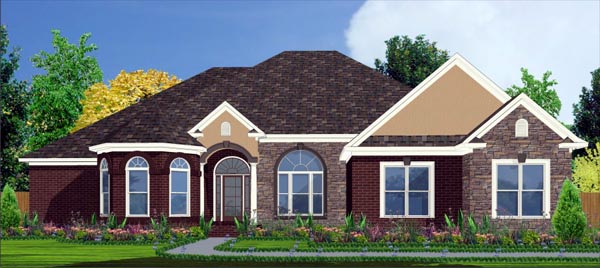House Plan 78750 - Contemporary Style with 2620 Sq Ft, 4 Bed, 3 B ...
