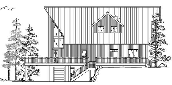 House Plan 79702 - Contemporary Style with 2109 Sq Ft, 3 Bed, 2 B ...