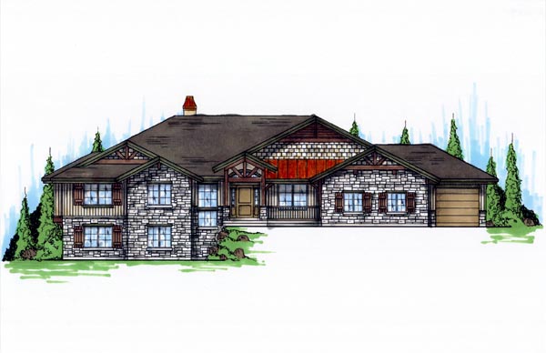 House Plan 79823 - Traditional Style with 4965 Sq Ft, 5 Bed, 3 Ba ...