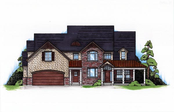 House Plan 79905 - Traditional Style with 2848 Sq Ft, 5 Bed, 3 Ba ...
