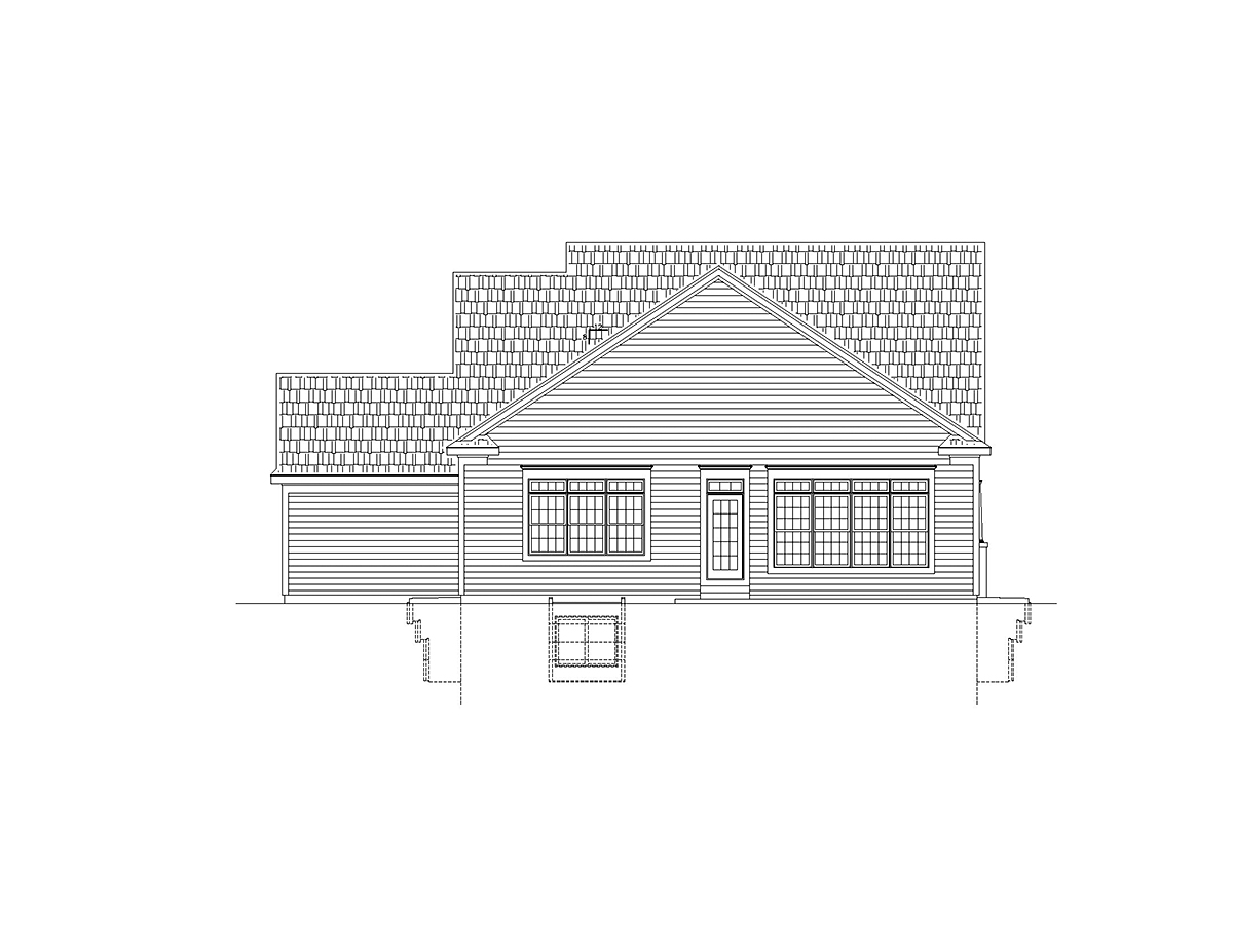 House Plan 80472 - Traditional Style with 2166 Sq Ft, 3 Bed, 1 Ba ...