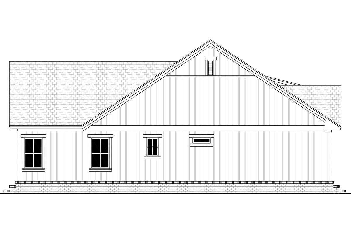 House Plan 80826 - Traditional Style with 1252 Sq Ft, 2 Bed, 2 Ba ...