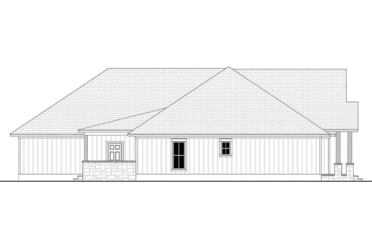 House Plan 80827 - Traditional Style with 2243 Sq Ft, 3 Bed, 2 Ba ...