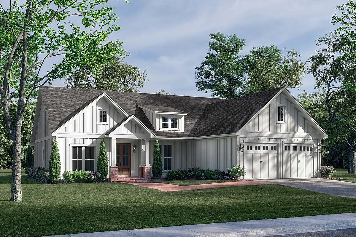 House Plan 80859 - Traditional Style with 2234 Sq Ft, 3 Bed, 2 Ba ...