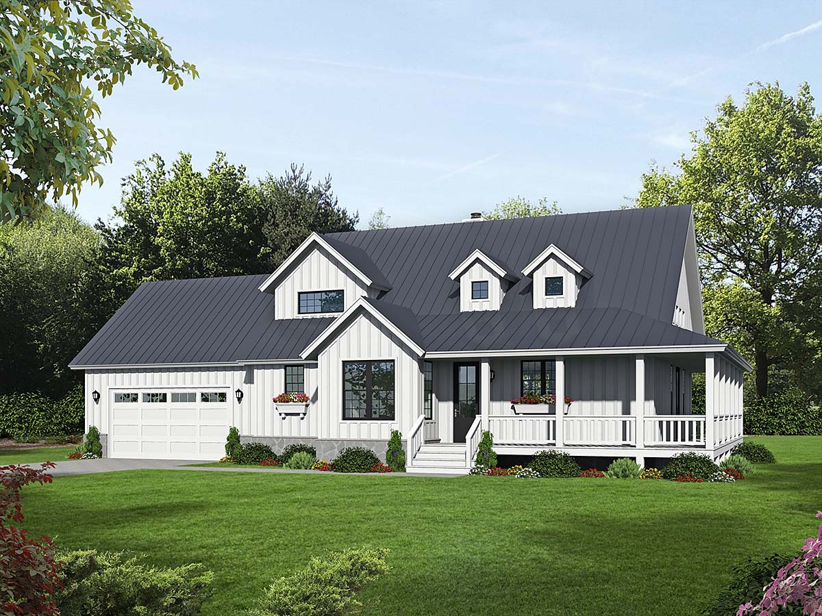 House Plan 80986 - Traditional Style with 3019 Sq Ft, 3 Bed, 2 Ba ...