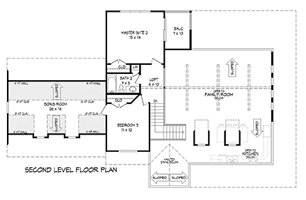 House Plan 80987 - Traditional Style with 2120 Sq Ft, 3 Bed, 2 Ba ...