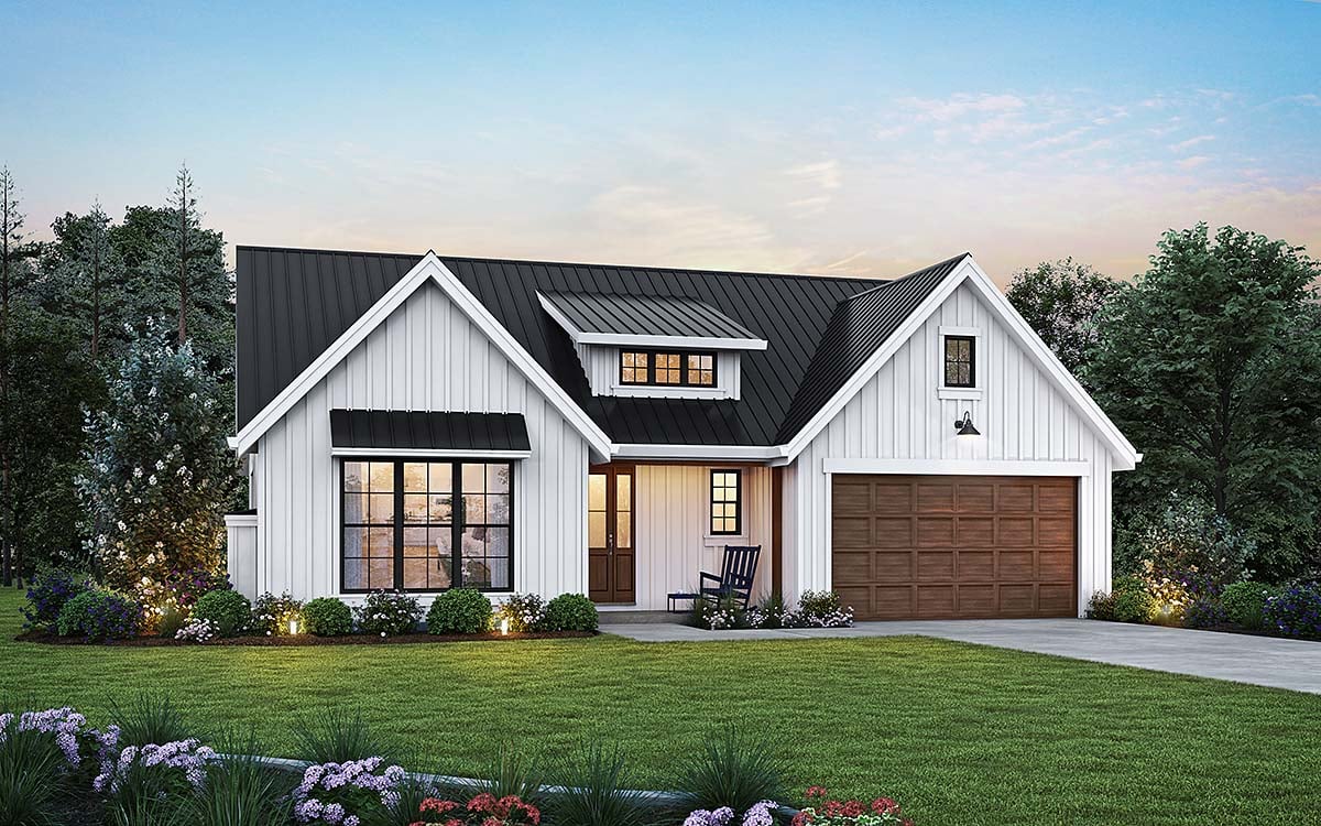 House Plan 81343 - Farmhouse Style with 1959 Sq Ft, 3 Bed, 2 Bath ...